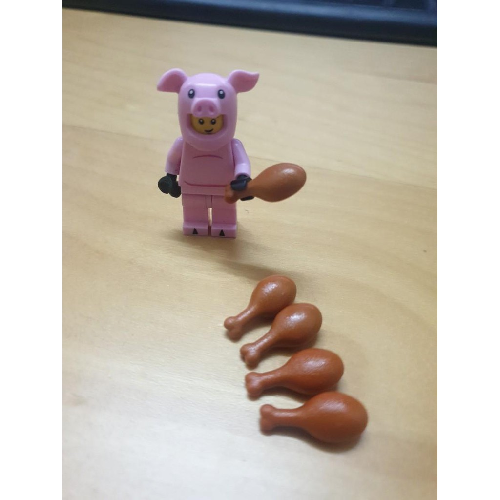 [Spartan] Lego Minifigures Food Turkey Drumstick Set of 5 pcs | Shopee ...