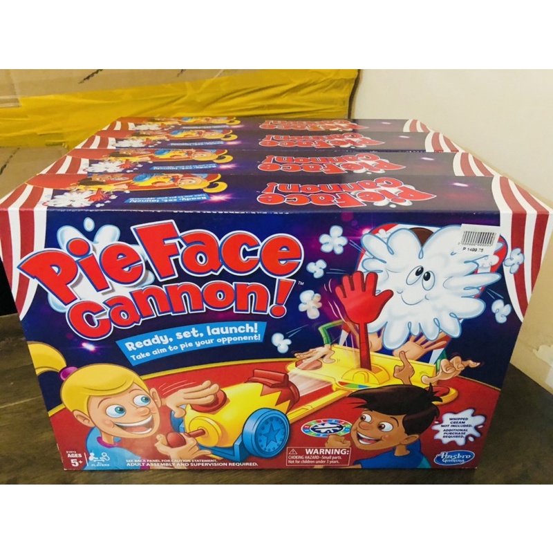 Pie Face Cannon Game Whipped Cream Family Board Game (Large box ...