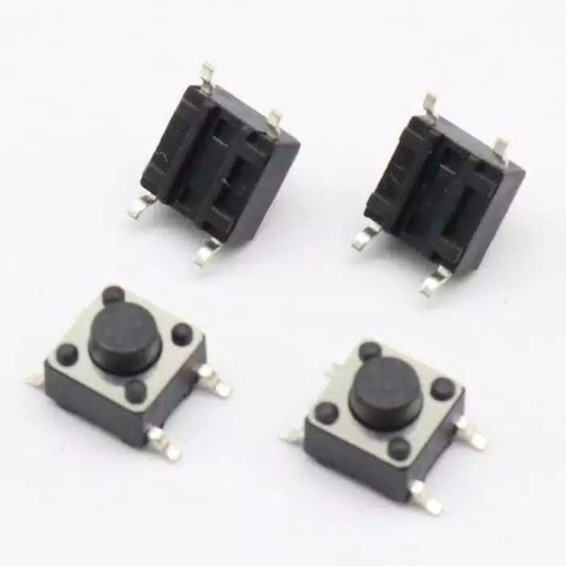 50pcs Tactile Push Button 6*6*6mm SMD SMT PCB 4 Pins Micro Switch/Micro ...