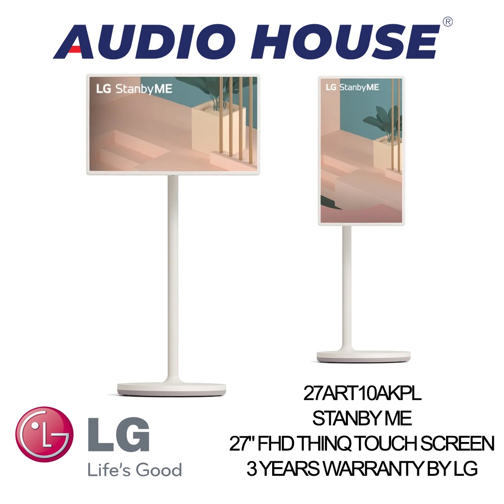 LG 27ART10AKPL STANBYME 27" FHD THINQ TOUCH SCREEN TV***Free Delivery & installation ...