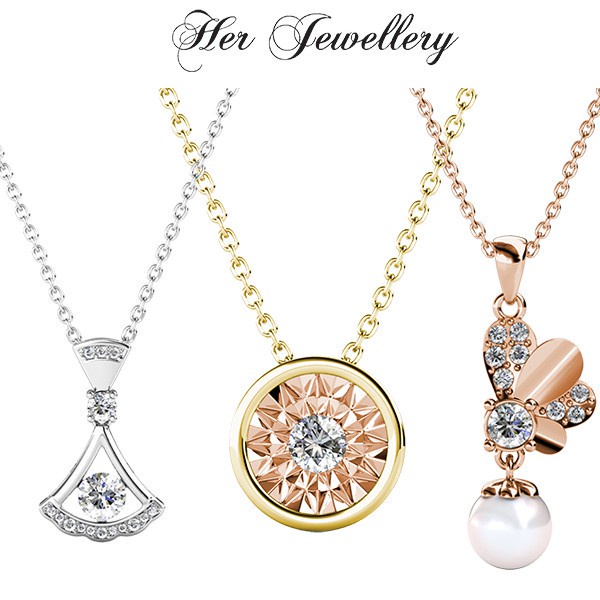 Her Jewellery Flat Price Pendant Collection 6 - Luxury Crystal ...
