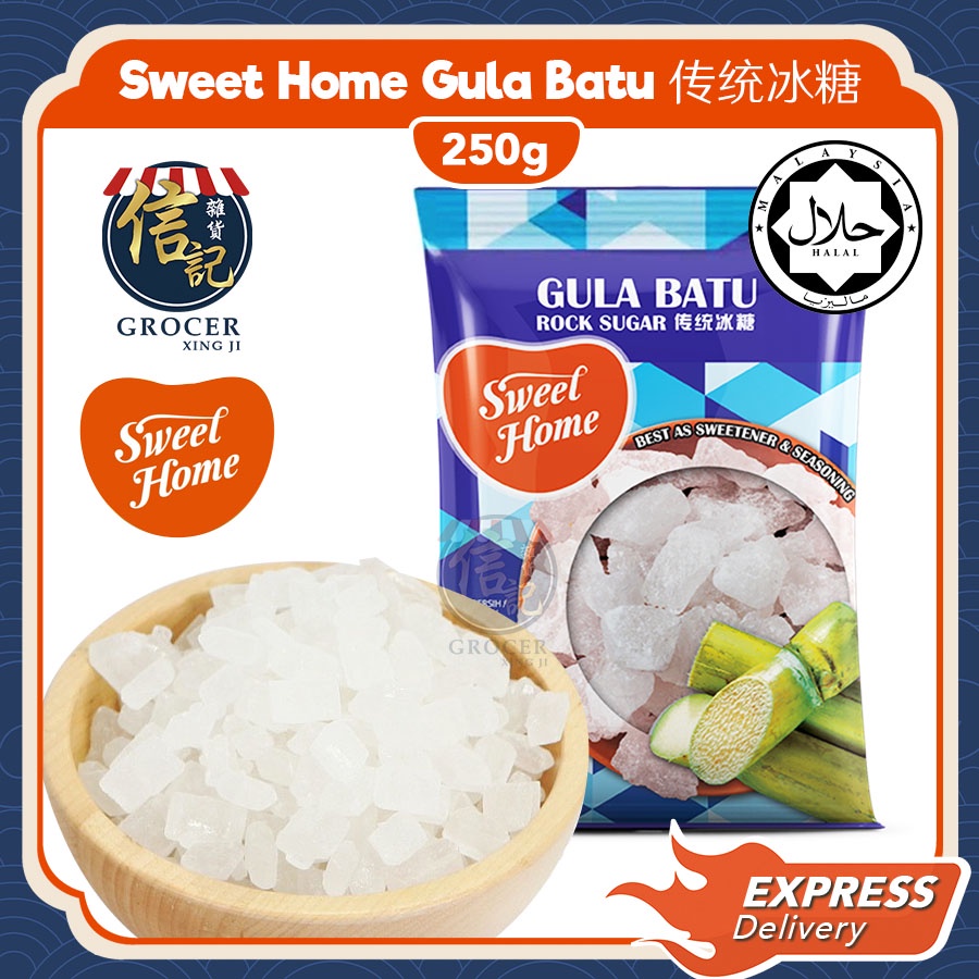 [100% HALAL] Sweet Home Gula Batu 250g 传统冰糖 Grocery Sugar Sweet Gula ...