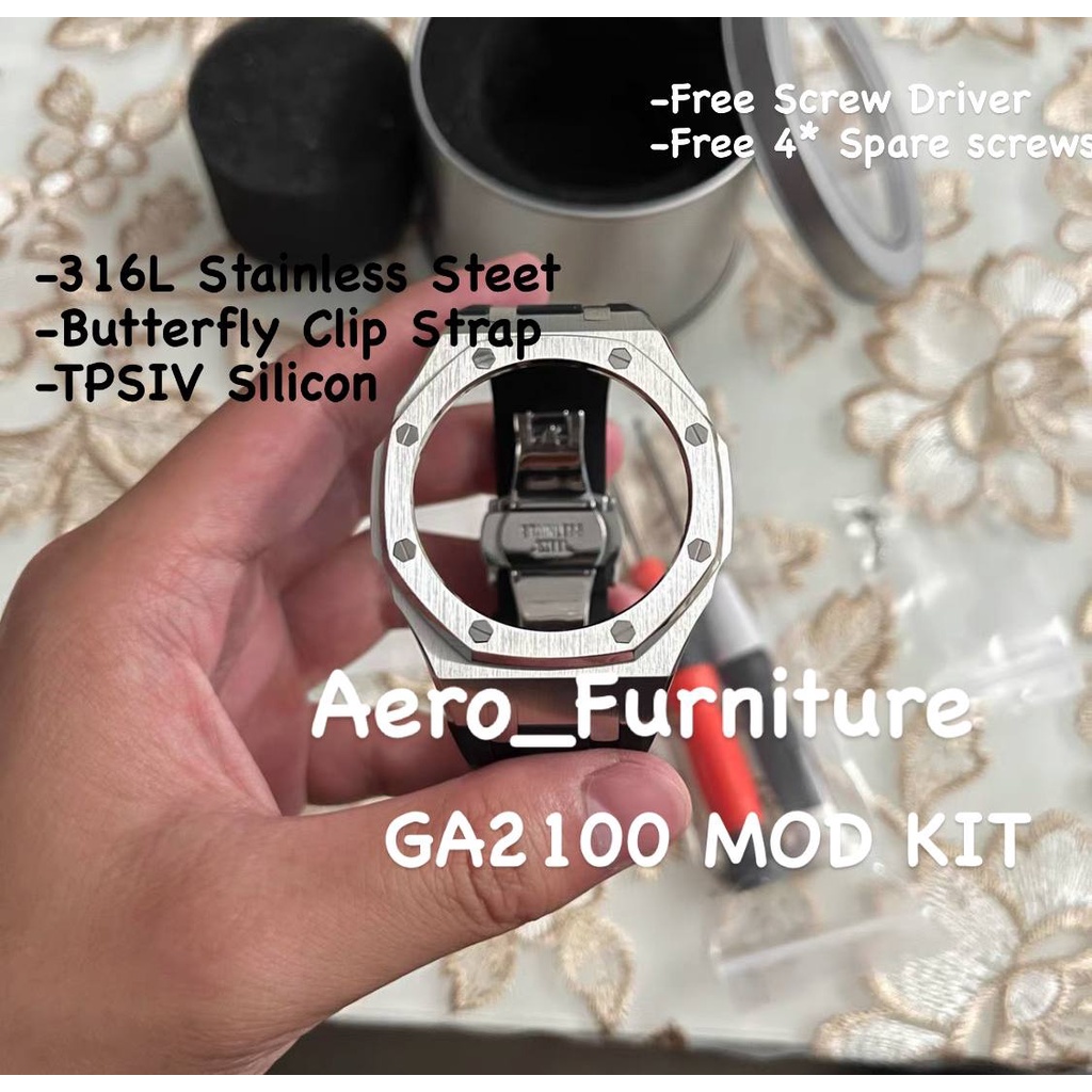 GA2100 Mod Kit/ Ga 2100 Casio ga2100 Mod case | Shopee Singapore
