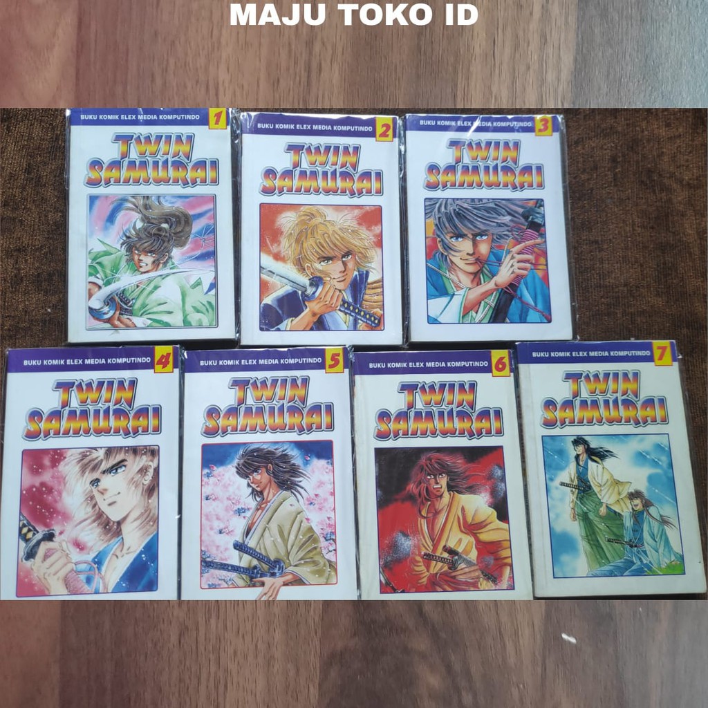 Twin Samurai Comics 1-7 SET End Manga By Yuzuro Shimazaki And Tsukasa ...