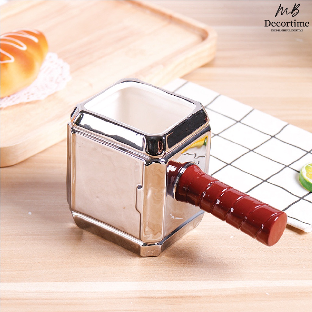 thor Hammer Glass Yonir Mjolnir thor) Ceramic Mug "Not Can Lift The ...