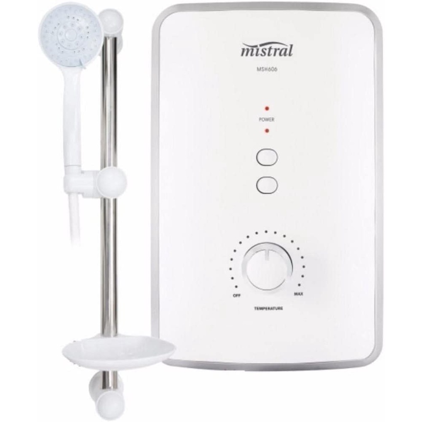 MISTRAL MSH606 INSTANT WATER HEATER | Hand shower with Temperature ...
