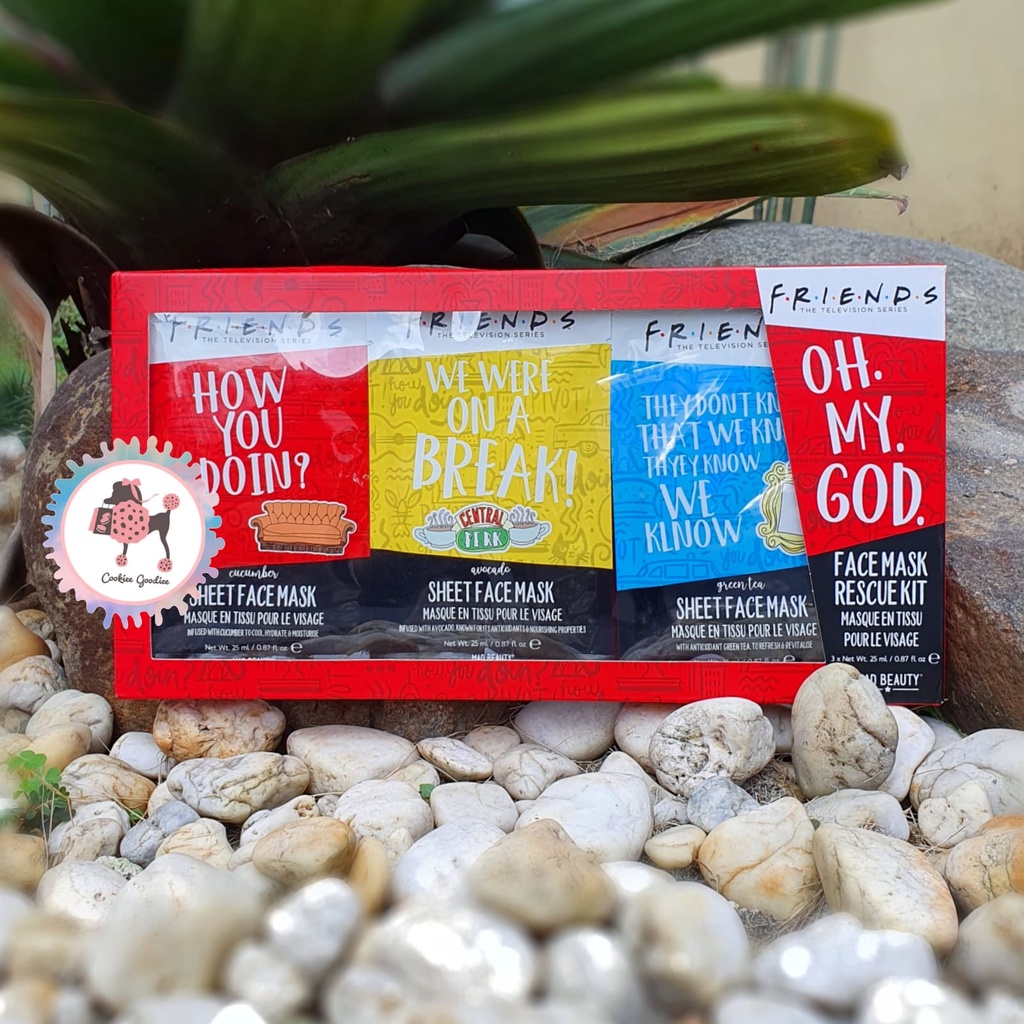 Friends TV Show Face Mask Rescue Kit 3pack | Shopee Singapore