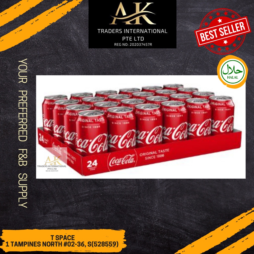 COCA COLA 1 CARTON (24 TINS) - 320ML | Shopee Singapore