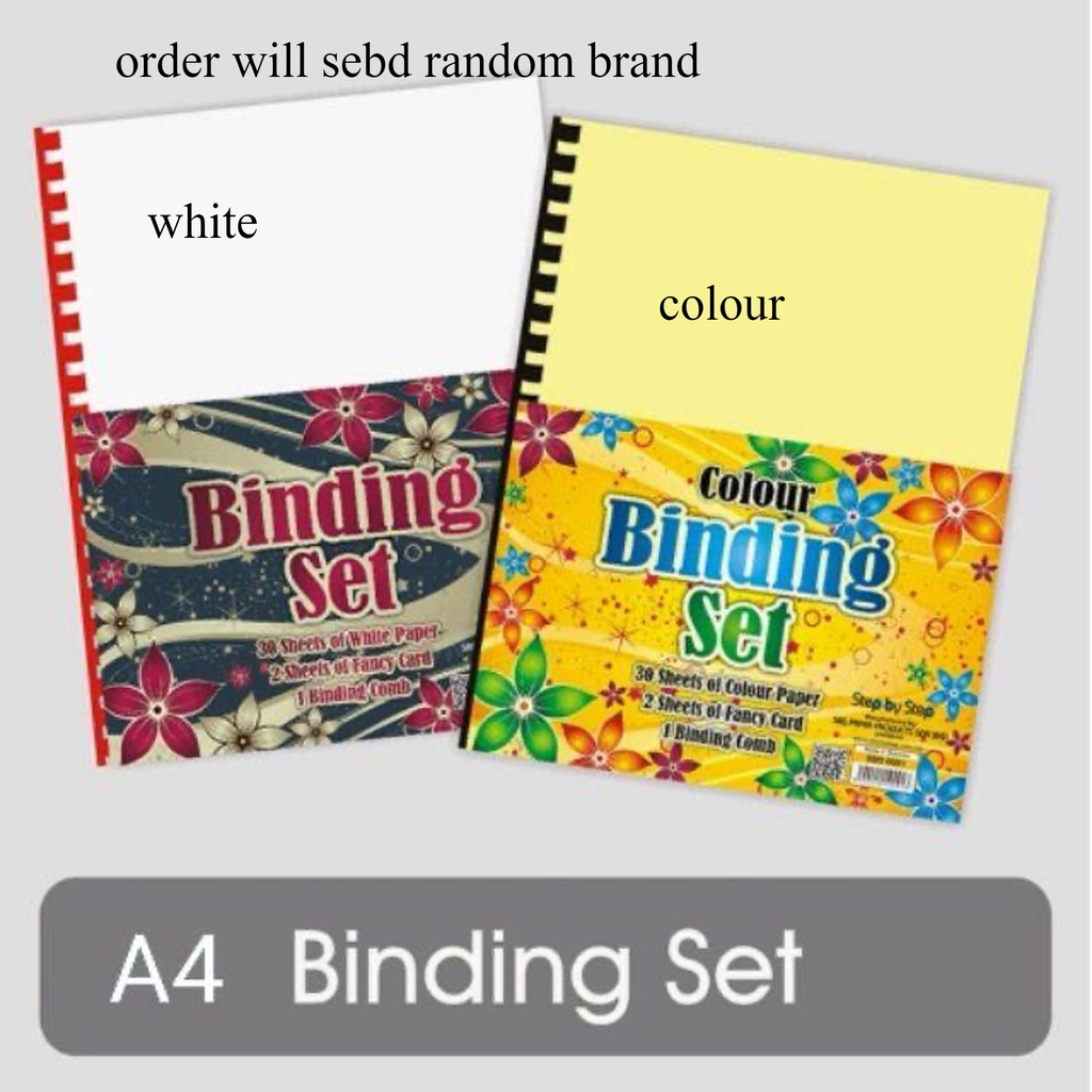 Buku Skrap Folio Set / A4 Binding Set Folio Kertas Folio Book Binding ...