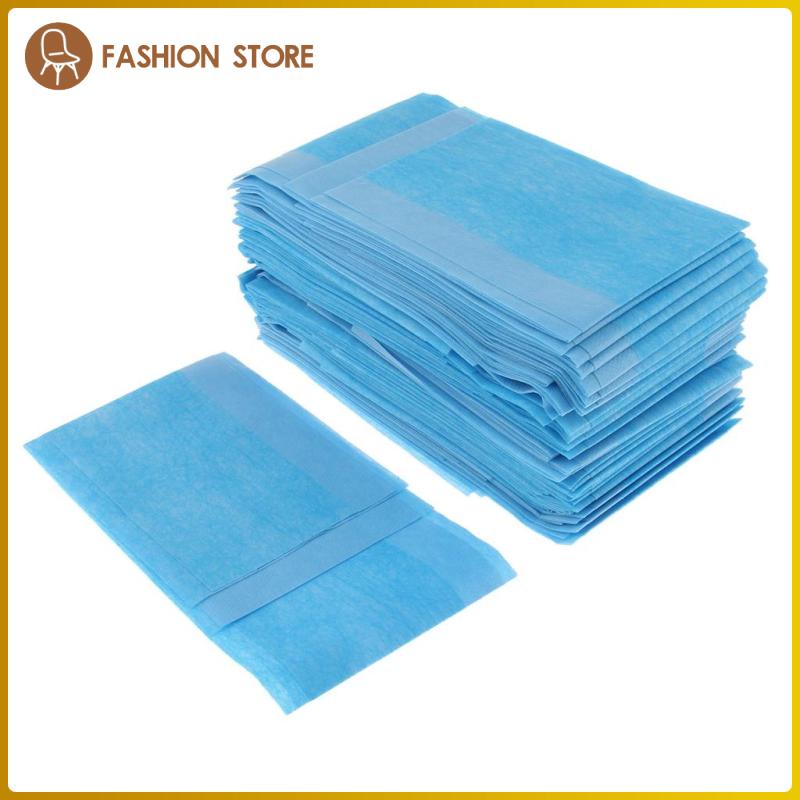 Pack of 60, Hospital Blue Non-Woven Waterproof Incontinence Bed Pads ...