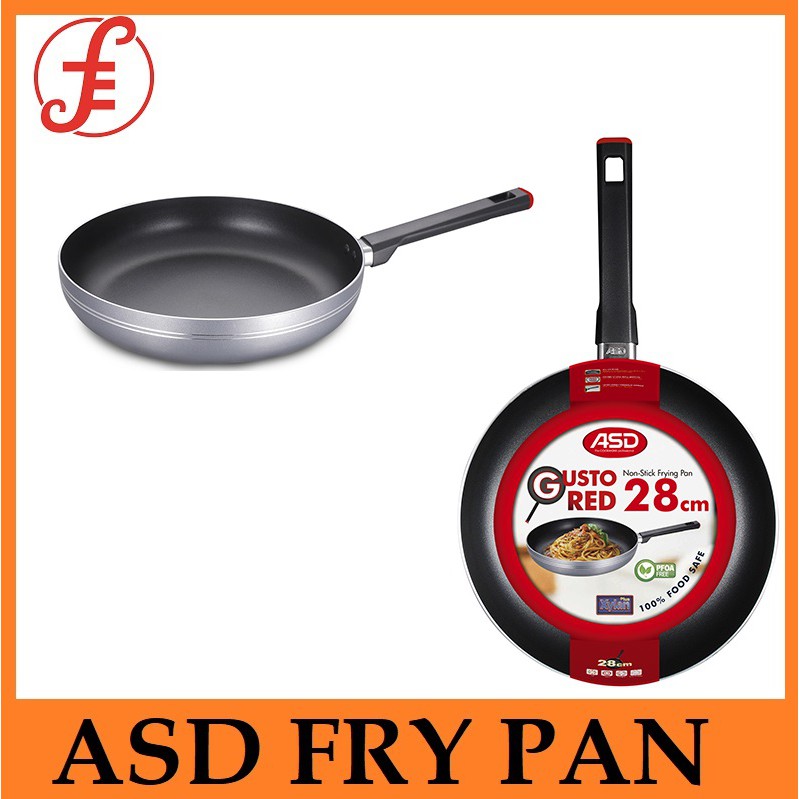 ASD / Non-Stick Fry Pan 12cm /16cm /22cm / 24cm / 26cm / 28cm Frying ...