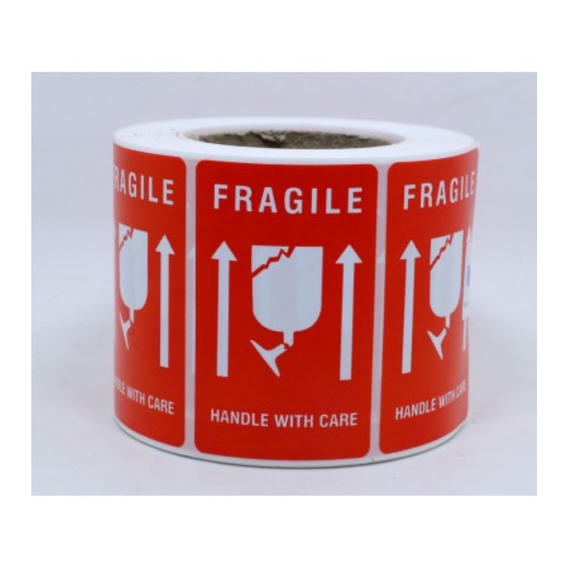 Fragile Lable Fragile Sticker (500PCS/ROLL) | Shopee Singapore