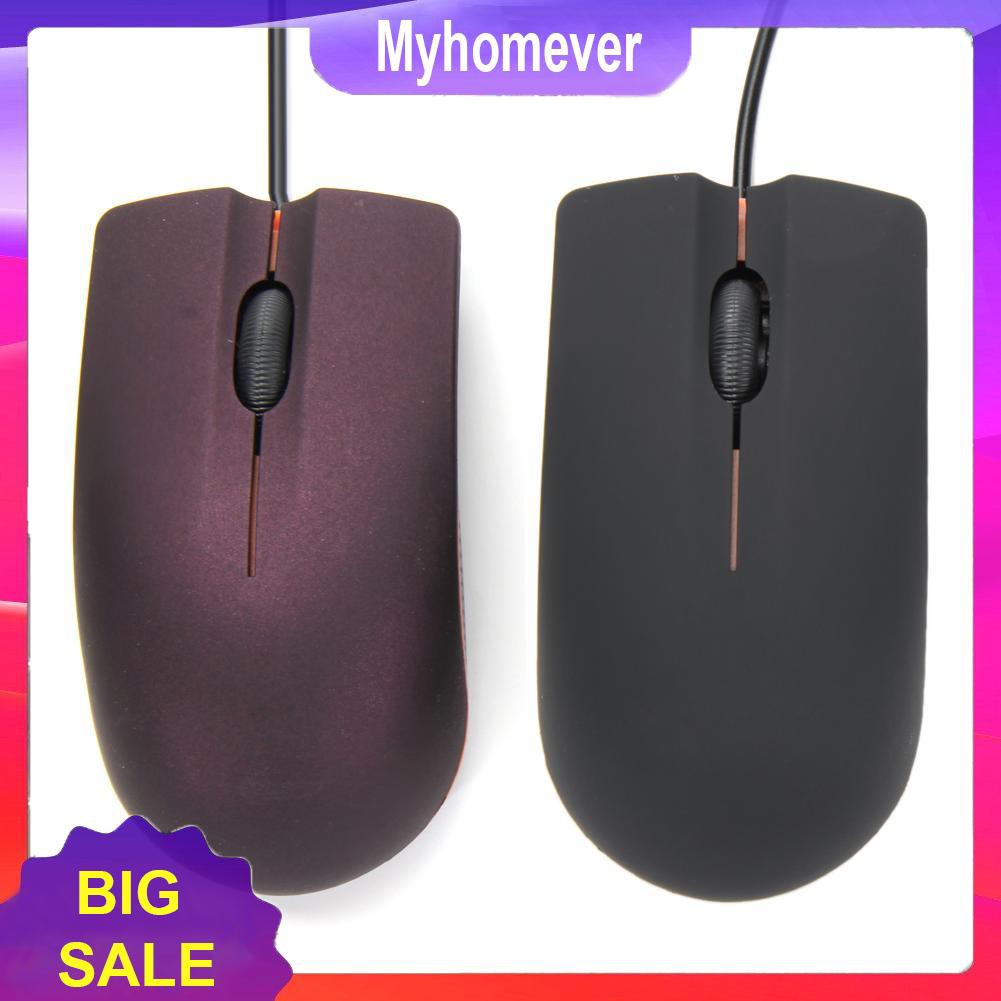 【myhomever】USB 3D Wired Optical Business Office Mini Mouse Mice For PC ...