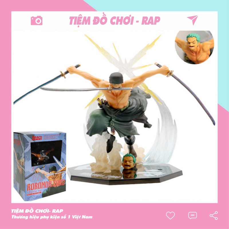 Zoro model (2 heads) fighting state ver 2 Japanese Onepiece anime comic ...