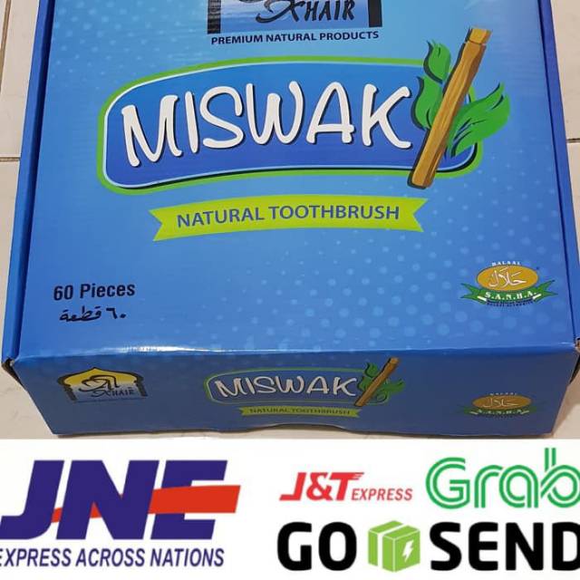 Siwak al khair 1 box contains 60-miswak miswak al khair peelu pakistan ...