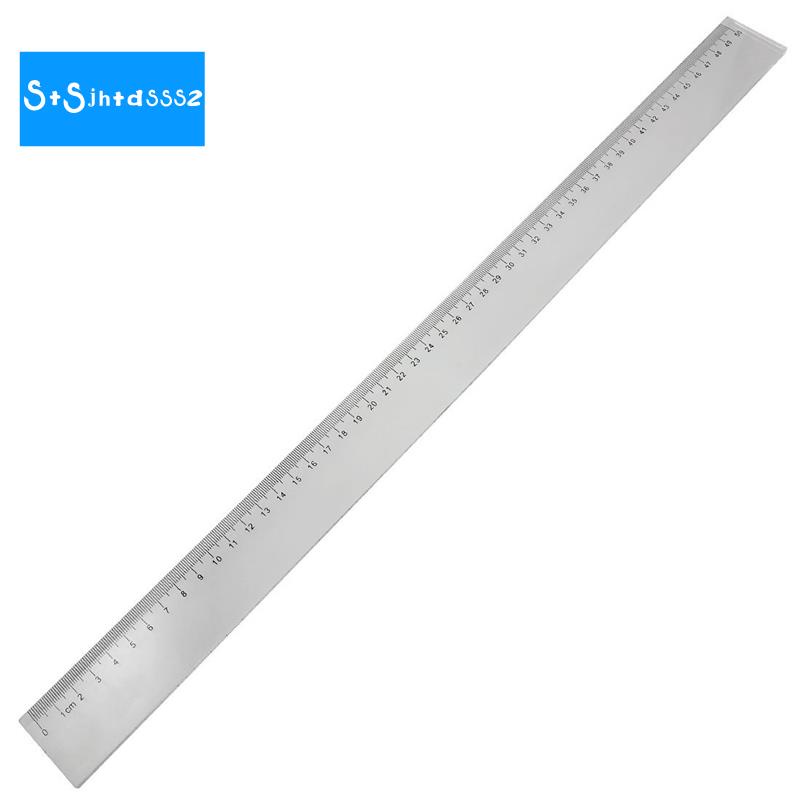 50cm Clear Plastic Measuring Long Straight Centimeter Ruler | Shopee ...