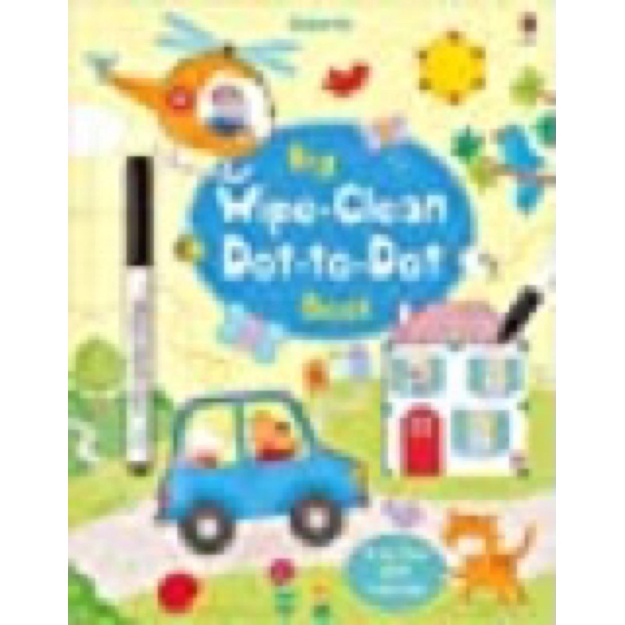 USBORNE BIG WIPE CLEAN DOT-TO-DOT BOOK | Shopee Singapore