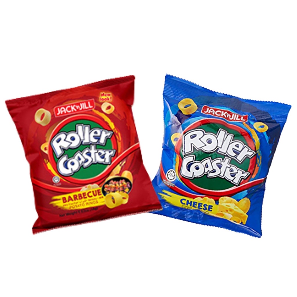(4x15g) Roller Coaster BBQ Cheese Snacks | Shopee Singapore