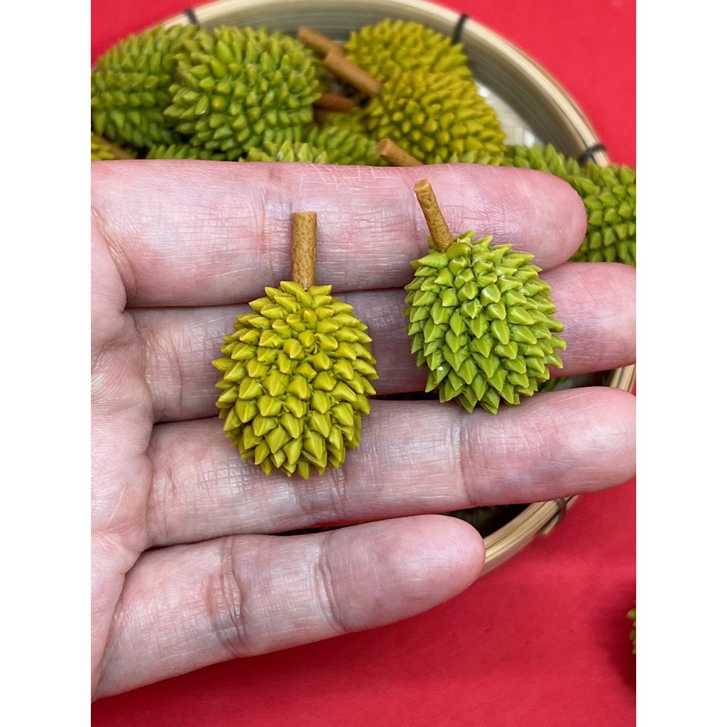 Handmade Miniature Tropical Fruit Durian, Full Durian, Dollhouse fresh ...