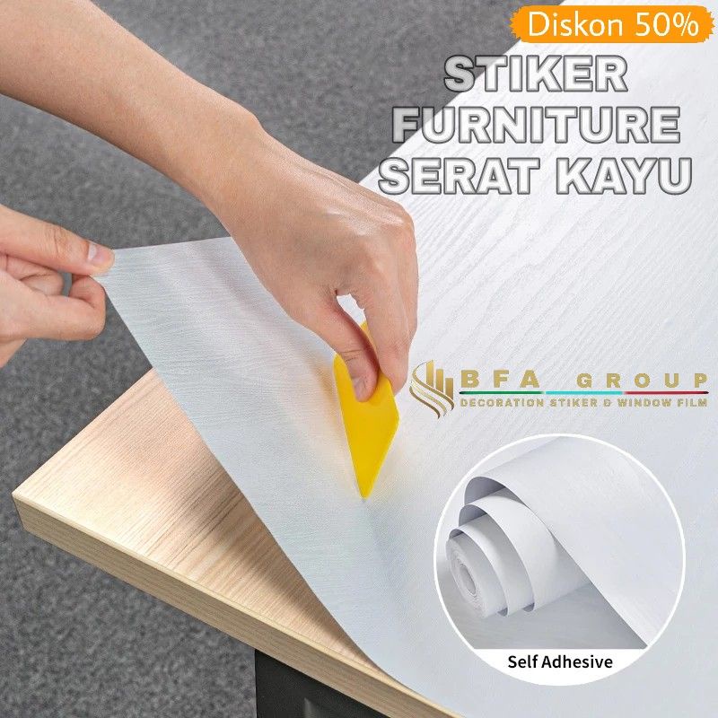 KAYU Wallpaper Stickers / Wood Grain Stickers / vinyl furniture ...