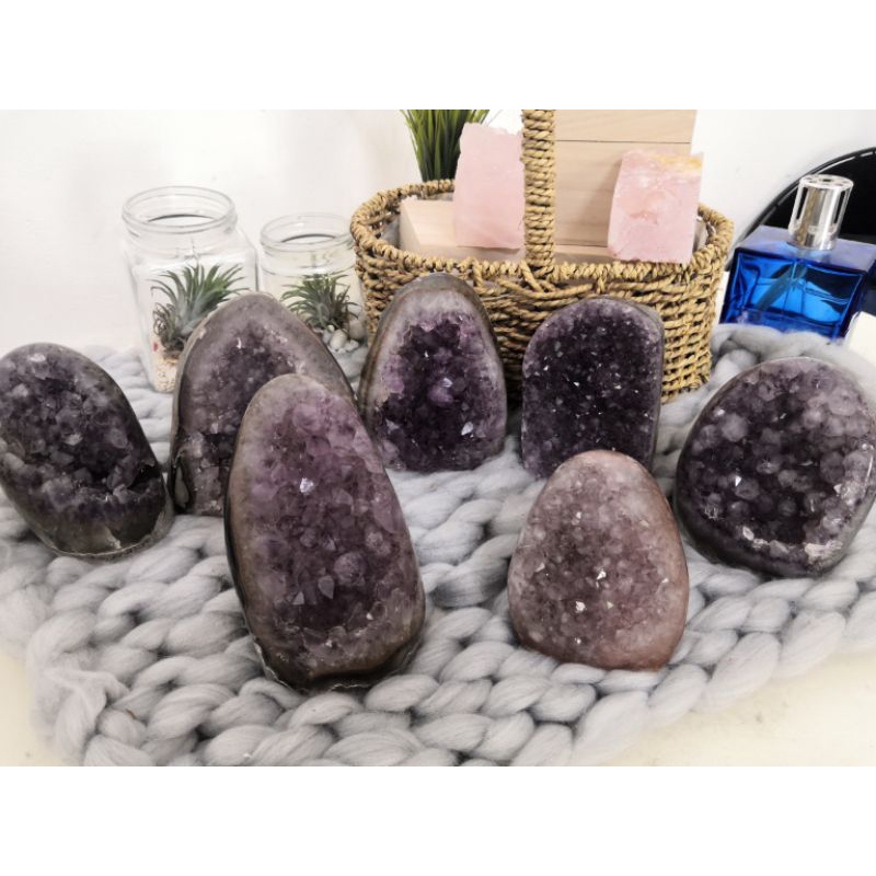 Natural AMETHYST CLUSTER For Spirituality 【天然紫水晶】紫晶簇 | Shopee Singapore