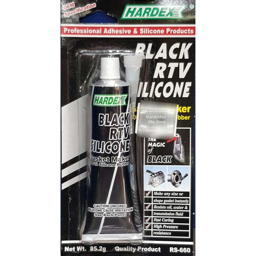 Hardex Black RTV Silicone (Gasket Maker) | Shopee Singapore