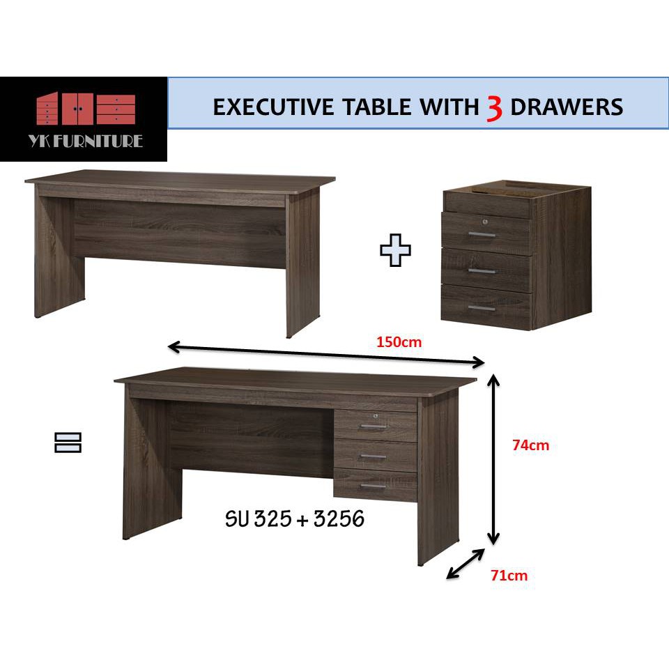 Premium Quality Office Table/Office Desk/5 Feet Executive Table/书桌/学习桌 ...