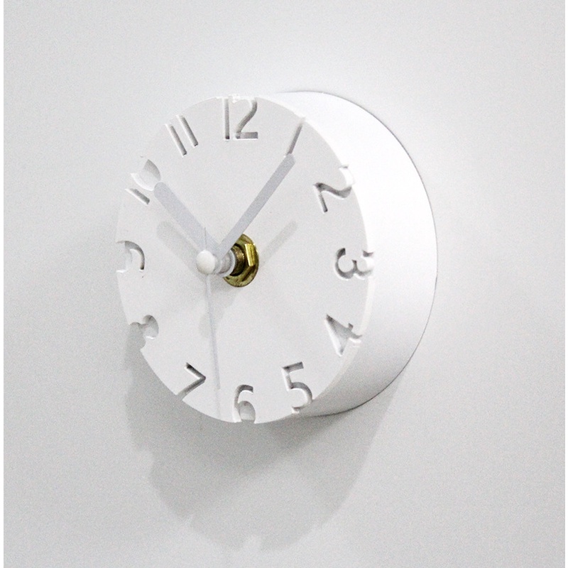 ★SG Ready Stock★White/Black Numeral Refrigerator Magnet Clock Fashion ...