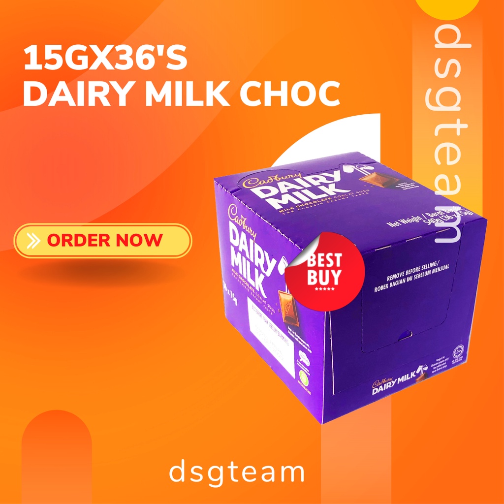 [BUY AT YOUR OWN RISKS!!!] Mondelez Cadbury Dairy Milk Oreo/Milk Chocolate (15g x 36pcs ...