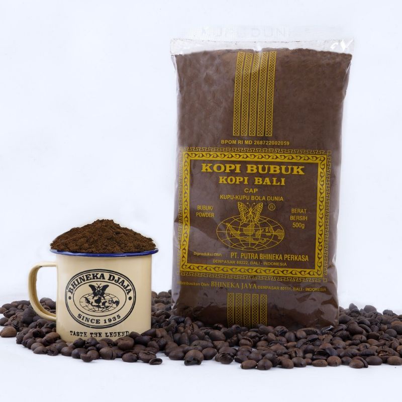 Bali Coffee Powder CAP KUPU KUPU BOLA DUNIA 400gr | Shopee Singapore