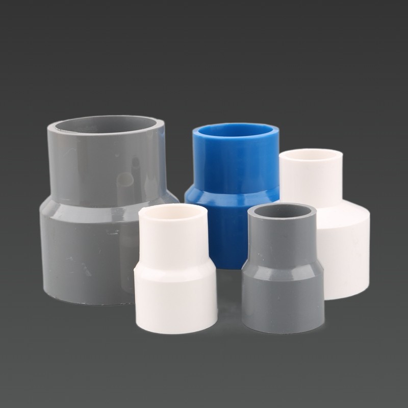 2pcs PVC Reducing Connector 20/25/32/40/50mm Garden Irrigation Water Pipe Fittings Adapter ...