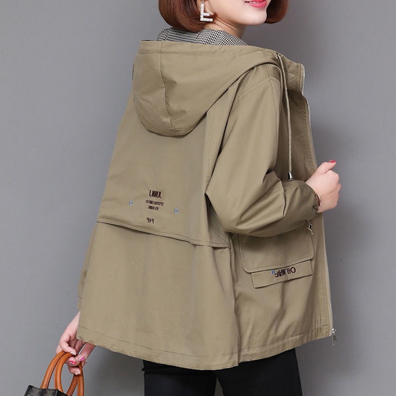 Women's Windbreaker British Short 2021 Autumn New Style Young Women ...