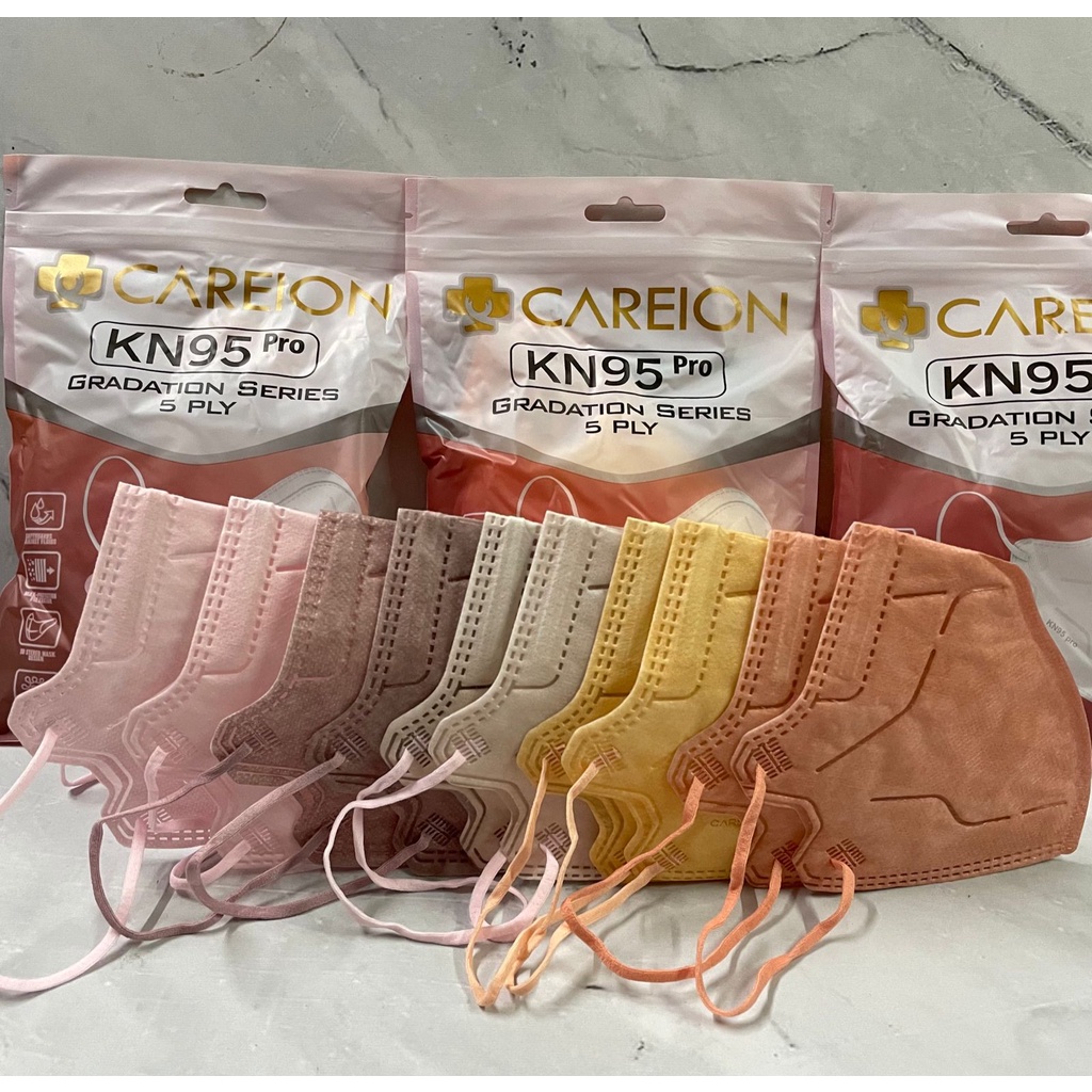 KN95 PRO Mask Mix Color Careion Gradation Colorful Gradation Series ...