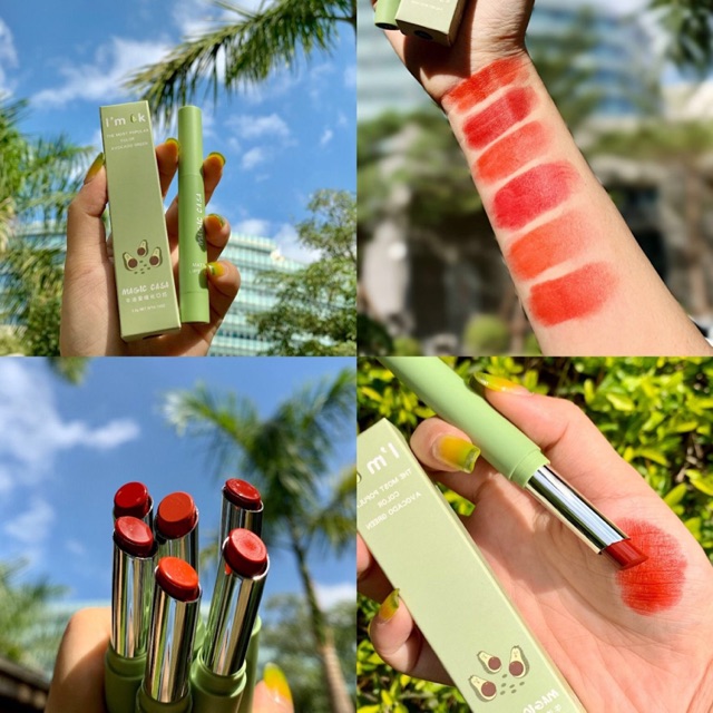 Set of 5 Magic Casa avocado green matte pencil lipsticks | Shopee Singapore