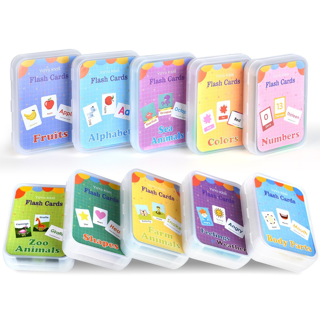 Children Ring Flash Cards English Reading Learning Alphabet Letters ABC ...