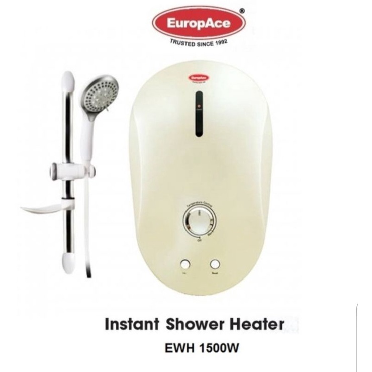EuropAce Instant Heater EWH 1500W| EWH1500W - Instant Shower Heater- 5 ...