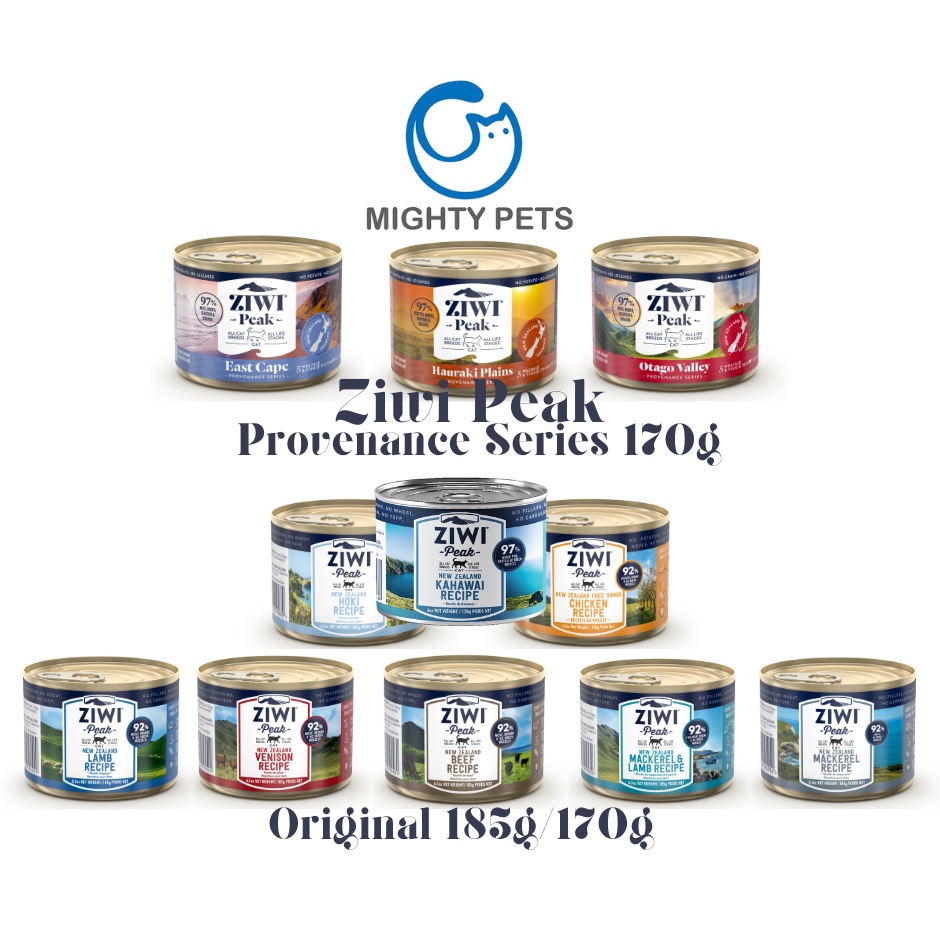 [BUNDLE OF 6] Ziwi Peak Original / Provenance Cat Canned / Wet Food 170g / 185g - 11 Selections ...