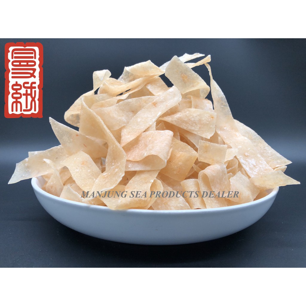 KEROPOK UDANG HIRIS / PRAWN CRACKER STRIP( 400 gm) 特选住家手制虾签 | Shopee ...