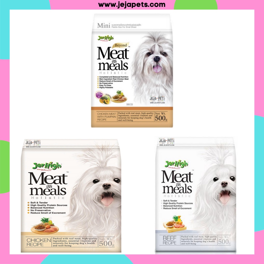 [BUNDLE DEAL 1/3] JerHigh Assorted Flavors Meat Meals Beef Chicken ...