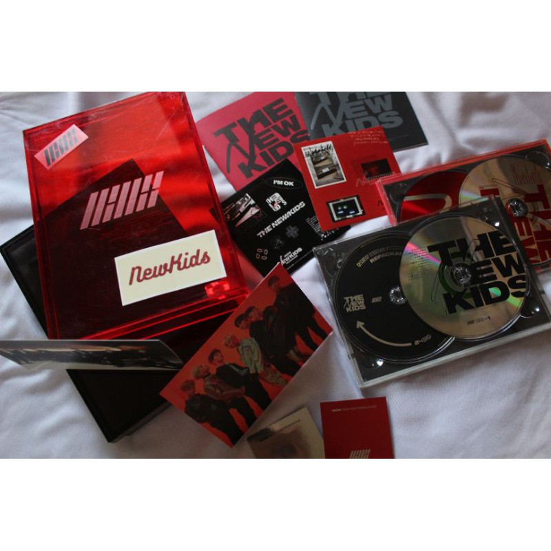 New KIDS iKON Album - REPACKAGE (BLACK & RED VER) | Shopee Singapore