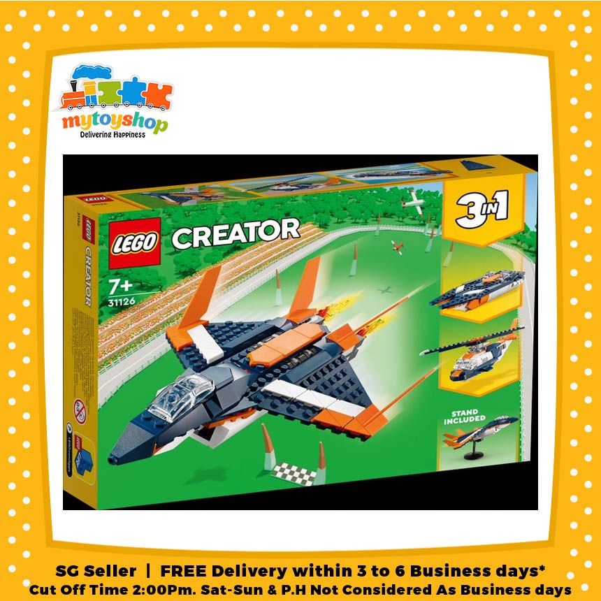 LEGO 31126 Creator Supersonic-jet | Shopee Singapore
