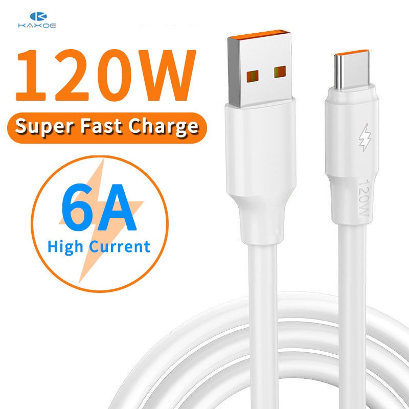 KAXOE 120W Super Fast Charging Cable Extra Thick Cable Micro USB ...