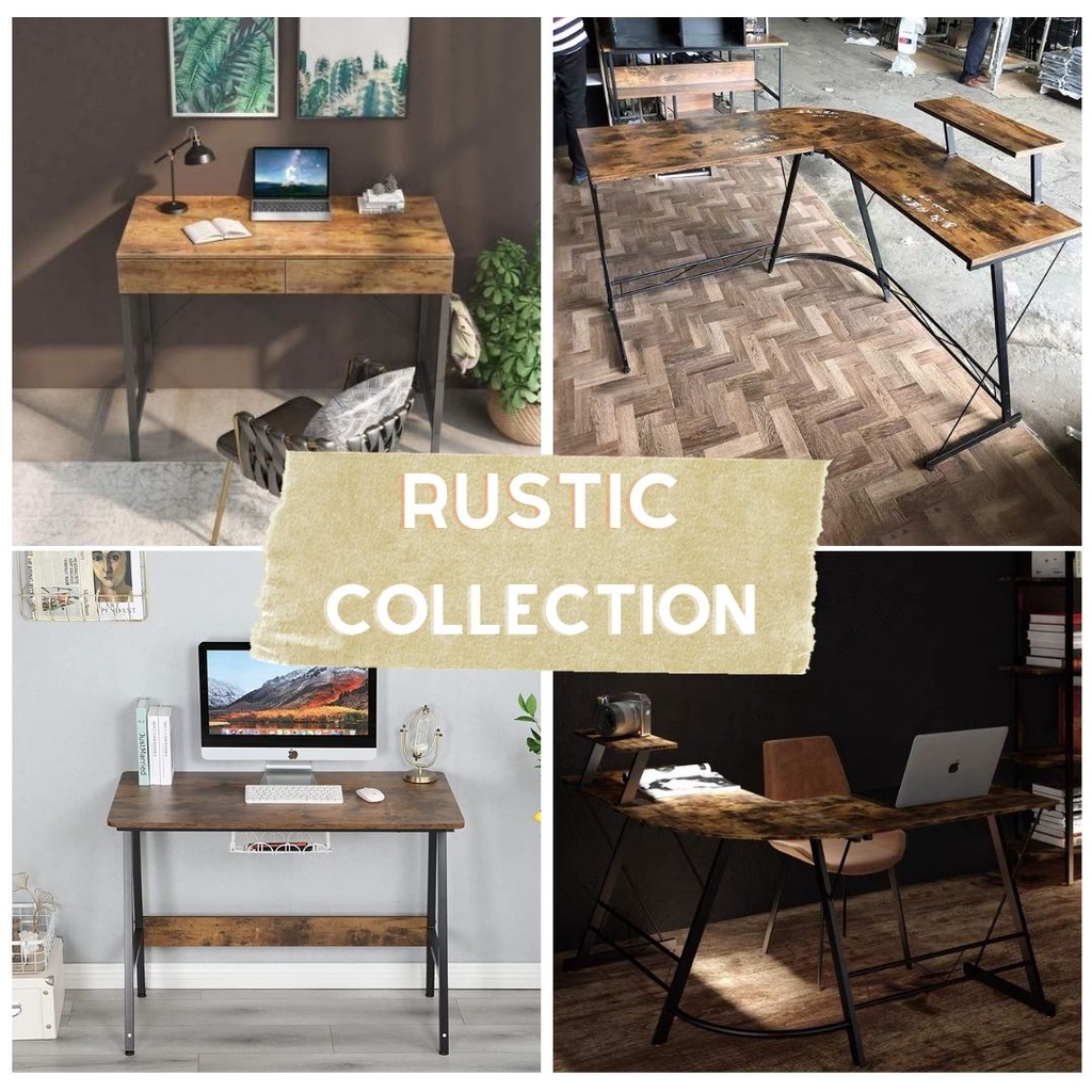 🇸🇬 Scandinavian Study table with shelves Home Furniture Desk Furniture ...