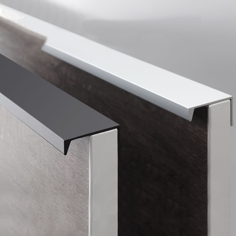 Aluminum Alloy Kitchen Cabinet handles Wardrobe Pulls Furniture handle ...