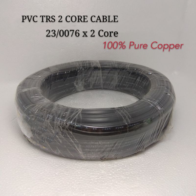 Wire 2 Core PVC TRS 23/0076 x 2C ( Loose Cut ) | Shopee Singapore