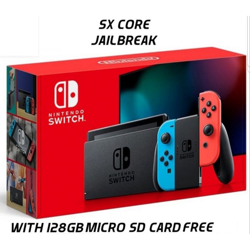 Nintendo Switch Enhanced Edition V2 +128GB/256GB FREE GAME full mod ...