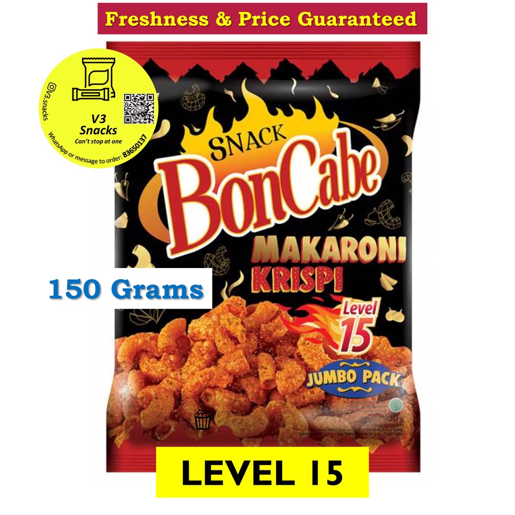 [ Promo ] BonCabe CHIPS: Spicy Crispy Macaroni Chips 150 gr (Spicy ...