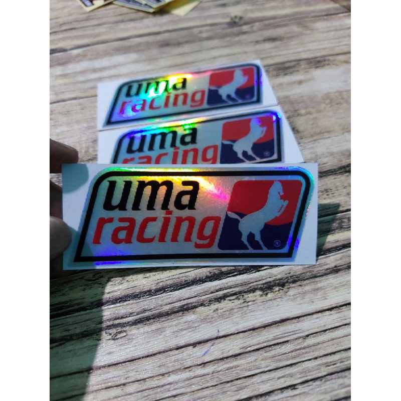 Uma Racing Logo Pattern Waterproof Sticker 9cm for Motorcycle | Shopee ...