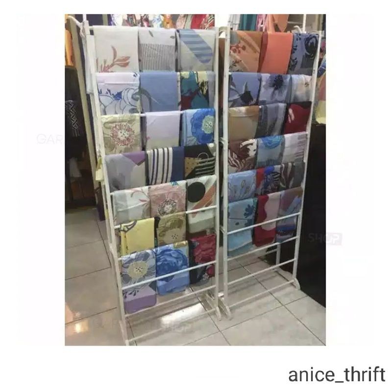 GANTUNGAN Hijab RACK / SHOE RACK / STANDING HANGER / STAND HANGER / 10 ...