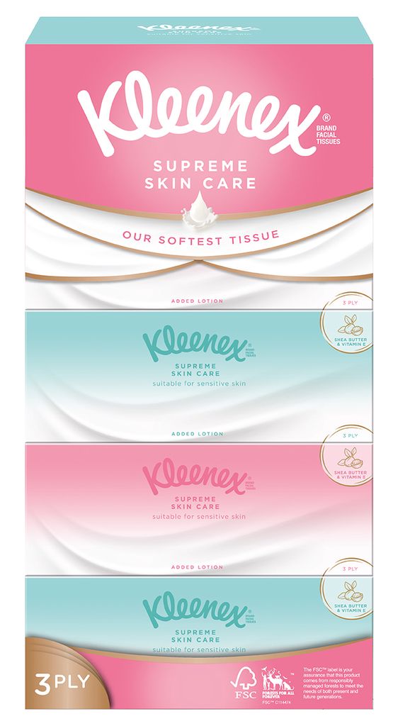 [GWP] Kleenex Ultra Soft Facial Tissue Box 3-Ply 5x100 Sheets - Supreme ...